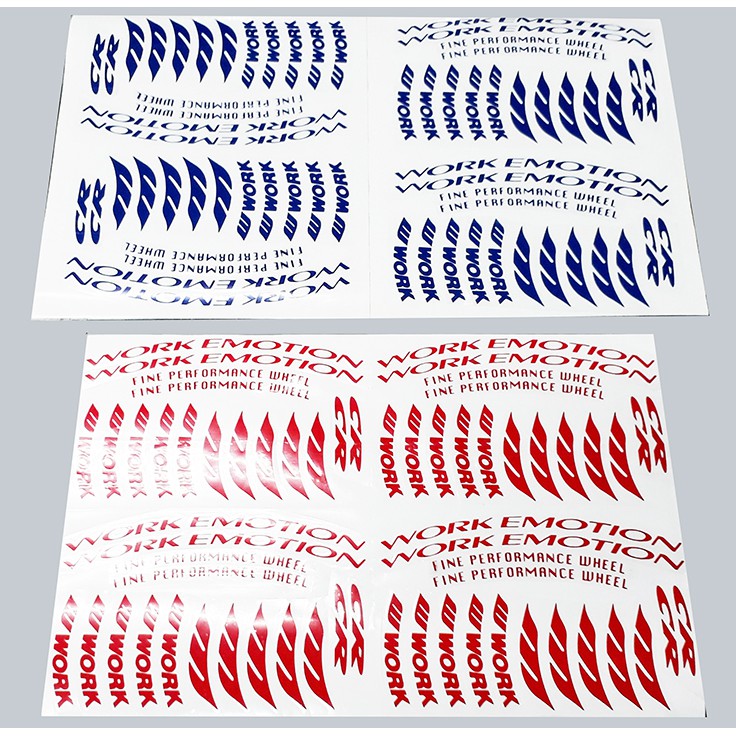 WORK EMOTION CR Kai - rim sticker | Shopee Malaysia