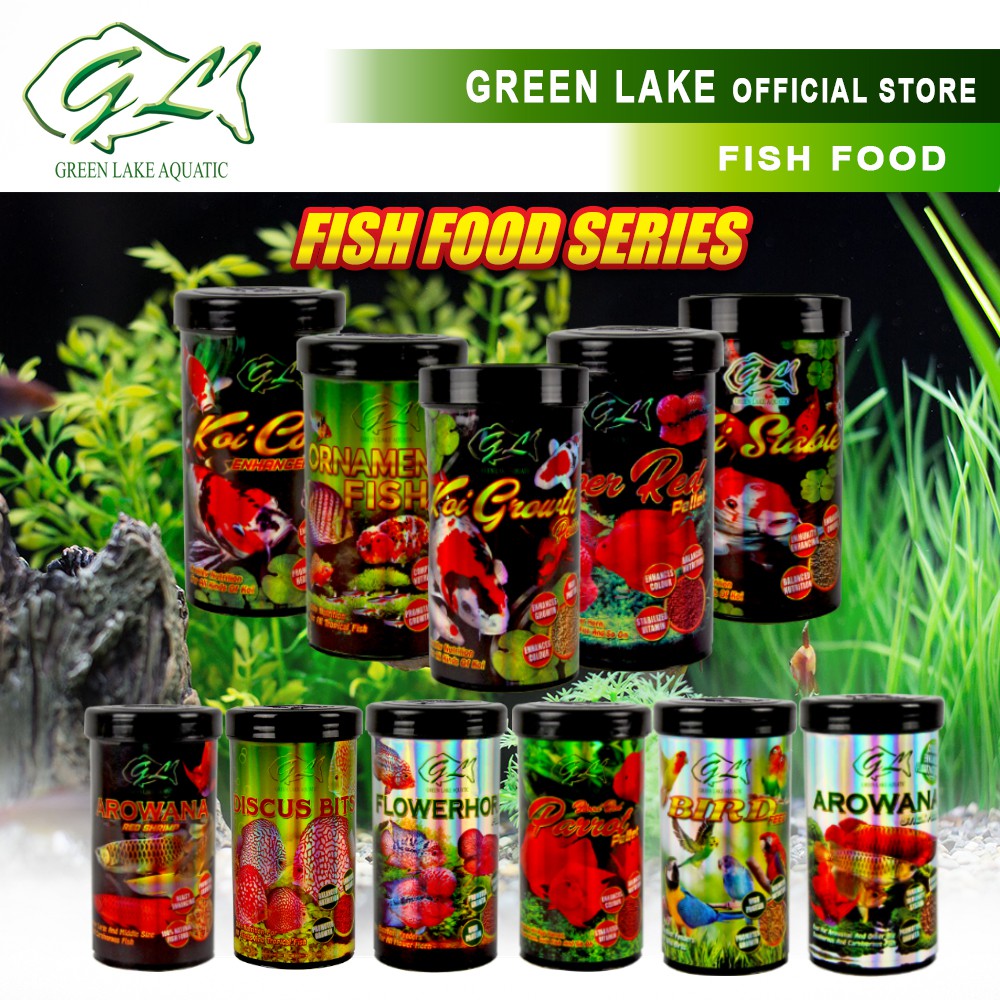 GL Fish Food Series Koi Arowana Blood Red Parrot Flower Horn Ornamental ...