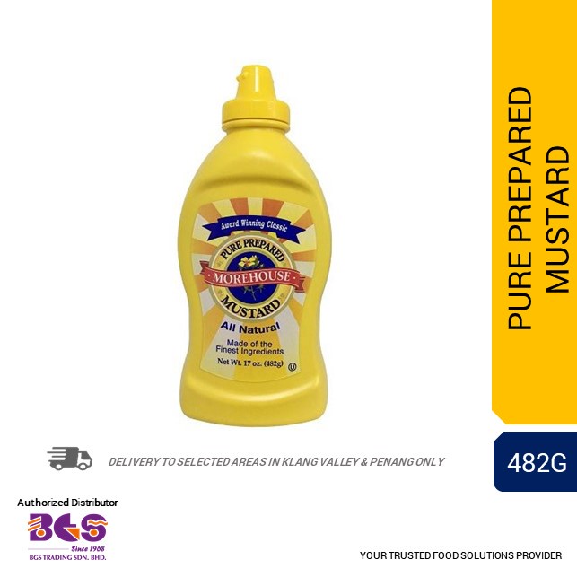 Morehouse Pure Prepared Mustard 482g | Shopee Malaysia