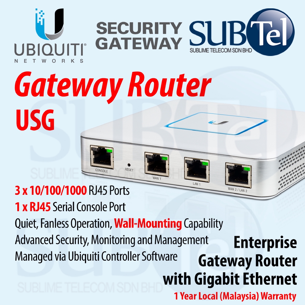 USG Ubiquiti Networks Unified Security Gateway - 3 port Controller ...