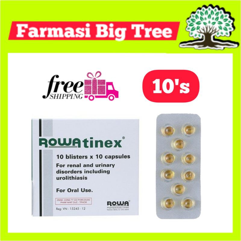 ROWATINEX CAPSULES 10'S - PIL BATU KARANG (1 strip) | Shopee Malaysia