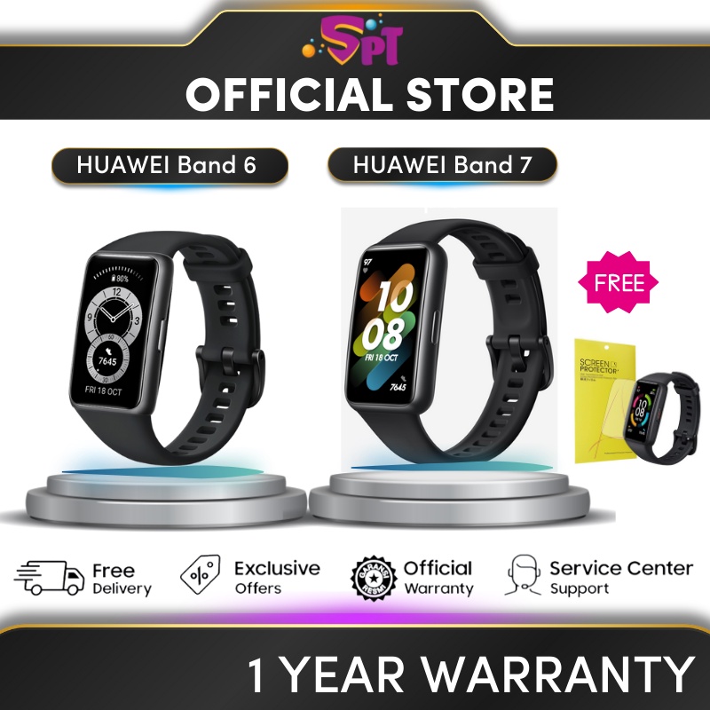 Huawei Band 7 Smartwatch Health and Fitness Tracker/Stress Monitoring ...