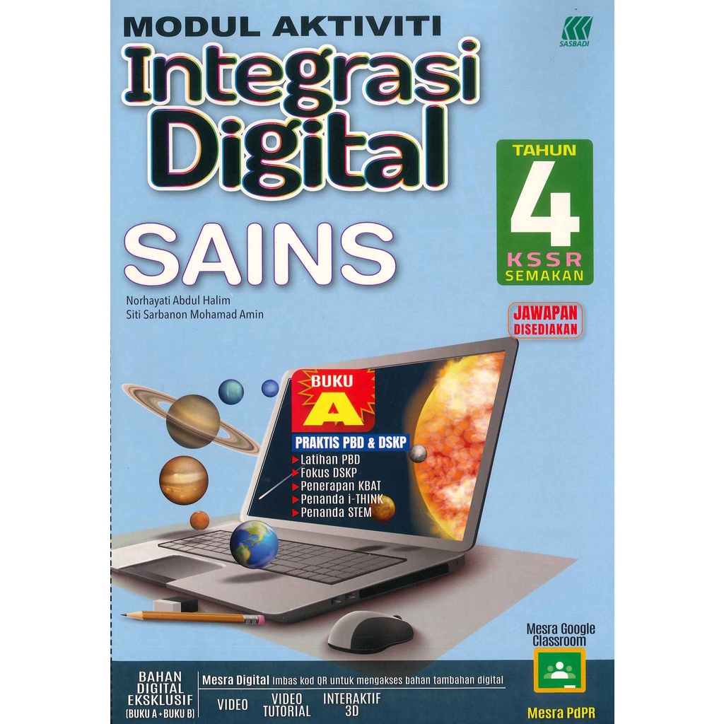 SASBADI MODUL AKTIVITI INTEGRASI DIGITAL SAINS TAHUN 4 KSSR SEMAKAN (BUKU A & BUKU B ...