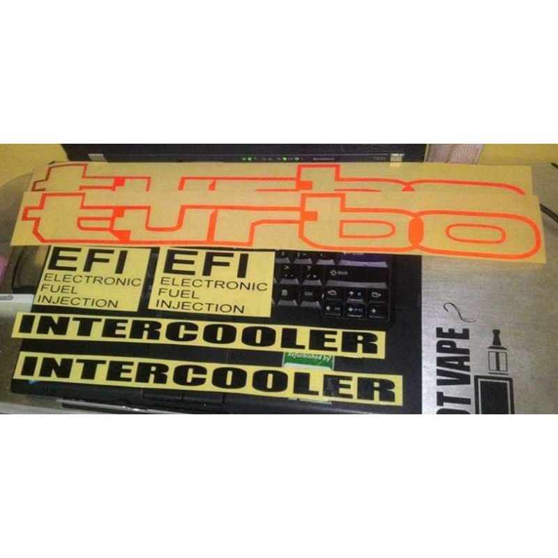 STICKER TURBO EFI KANCIL | Shopee Malaysia