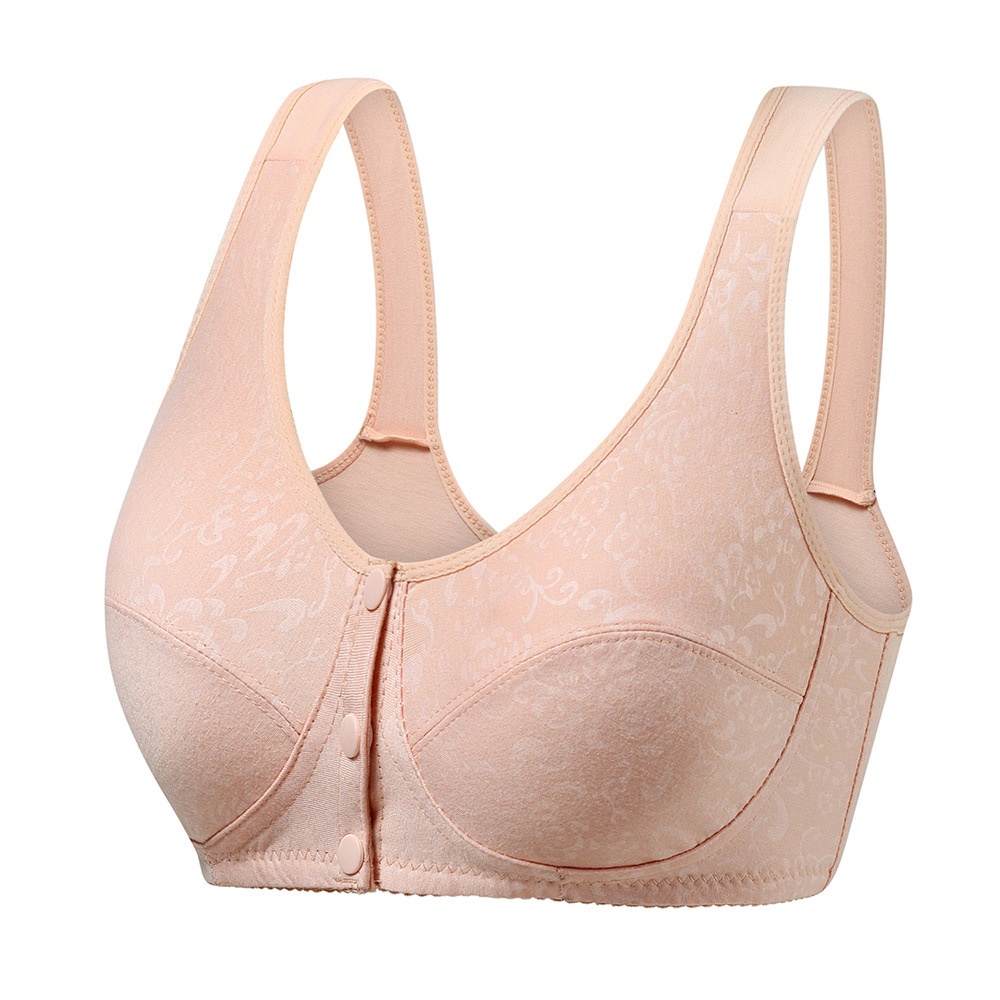 Front-Breasted New Style Bra Large Size Cotton No Steel Ring Vest ...
