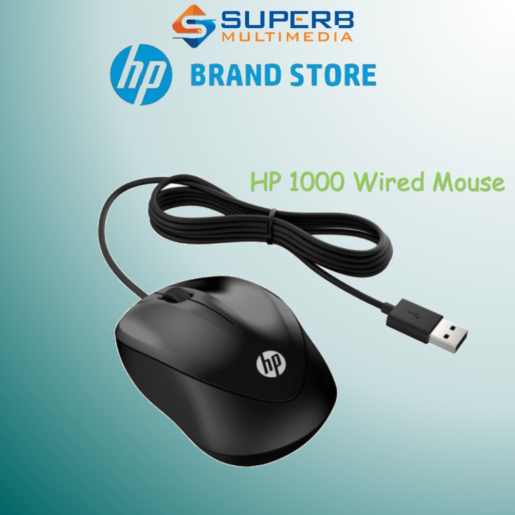 Hp 1000 Wired Mouse [HP-4QM14AA#UUF] | Shopee Malaysia