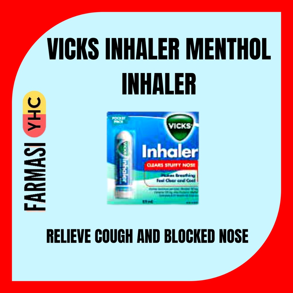 VICKS INHALER MENTHOL INHALER | Shopee Malaysia
