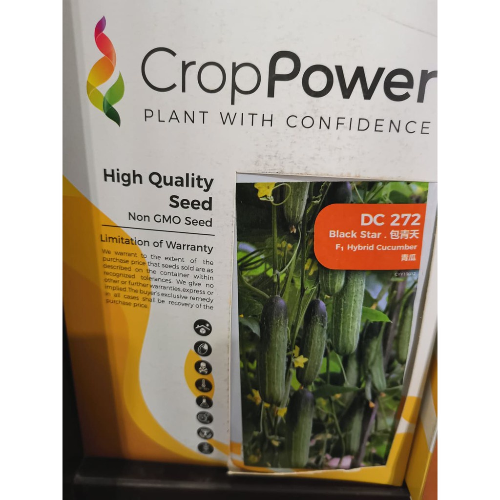 Paket 20 Gram DC 272 BLACK STAR Biji Benih Timun Batang Cap Crop Power ... Paket 20 Gram DC 272 BLACK STAR Biji Benih Timun Batang Cap Crop Power ...