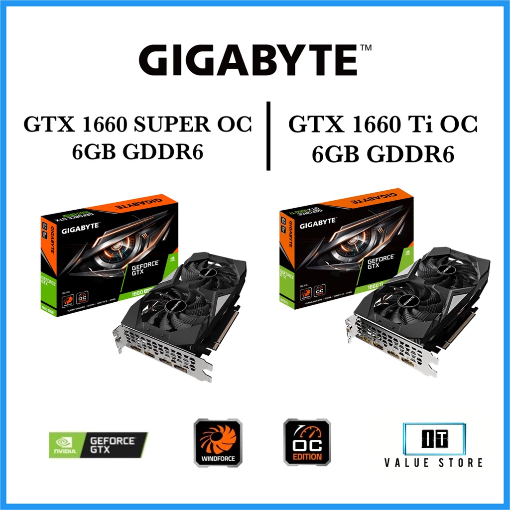 GIGABYTE GeForce GTX 1660 SUPER OC / GIGABYTE GeForce GTX 1660 Ti OC ...
