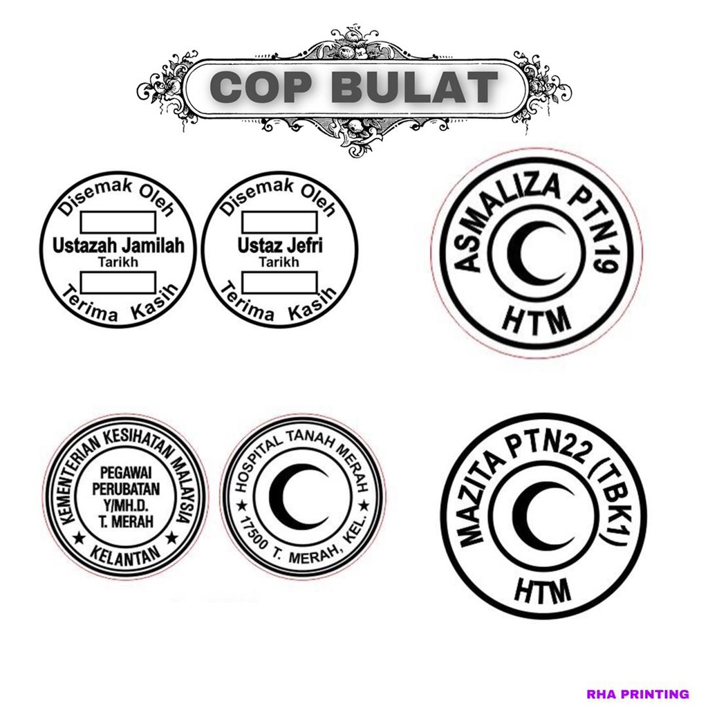 Contoh Cop Bulat Syarikat Perakaunan Merancang Dokume - vrogue.co