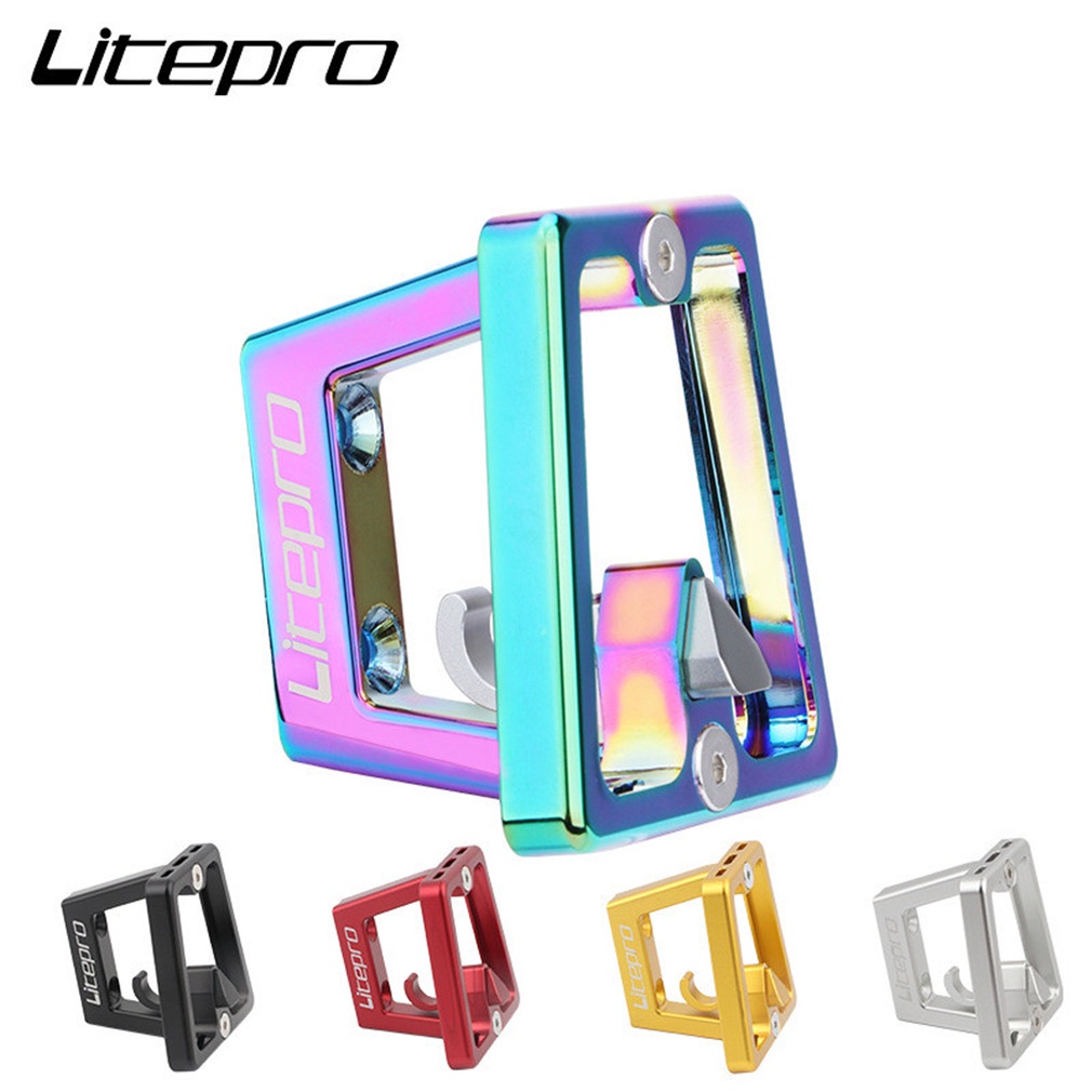 Litepro Pig Nose Front Shelf Mount Carrier Pannier Bicycle Block ...
