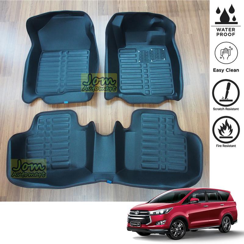 Toyota Innova AN140 (2016 - Present) Exclusive 5D Car Floor Mat ...
