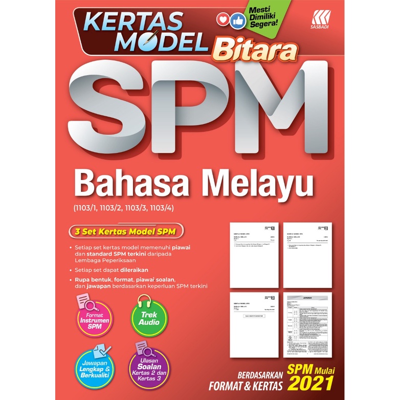 Sri Tanjong Sasbadi 2022 Buku Latihan Kertas Model Bitara Spm