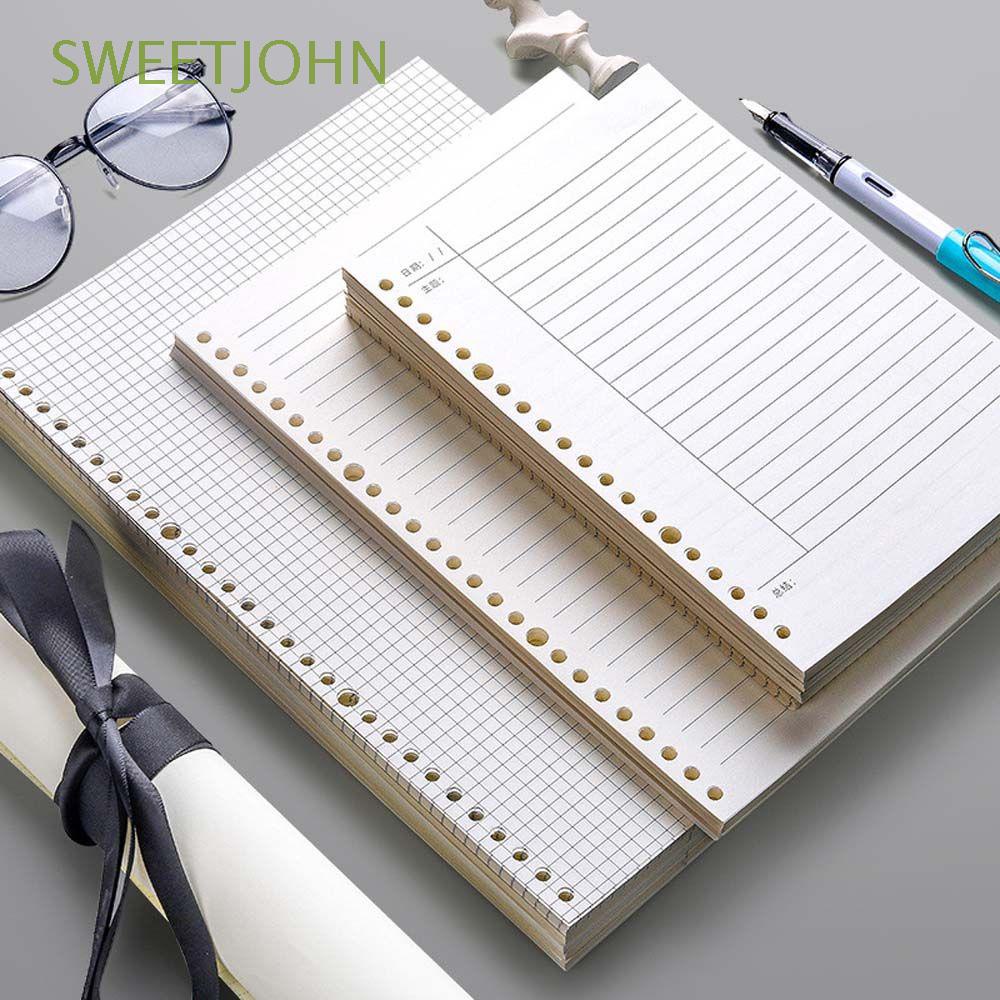 SWEETJOHN A4 A5 B5 Loose Leaf Notebook Cornell Line Page Planner Inner ...