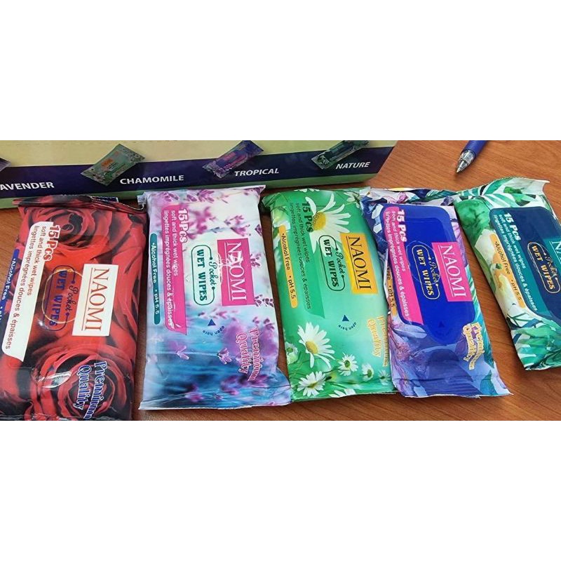 NAOMI WET TISSUE MINI PACK | Shopee Malaysia