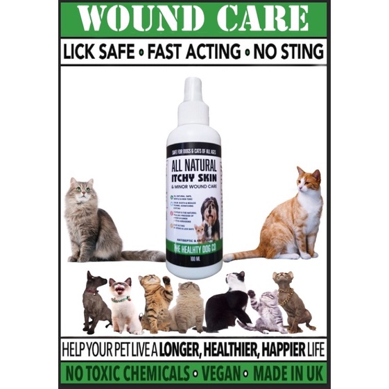 Pets Spray 100ml KUCING, ANJING, CAT, DOG untuk KURAP, KUDIS, SPORO ...