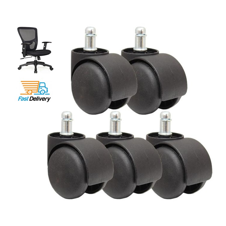Black Office Chair Wheel / Office Chair Twin Wheel Castor / Office ...