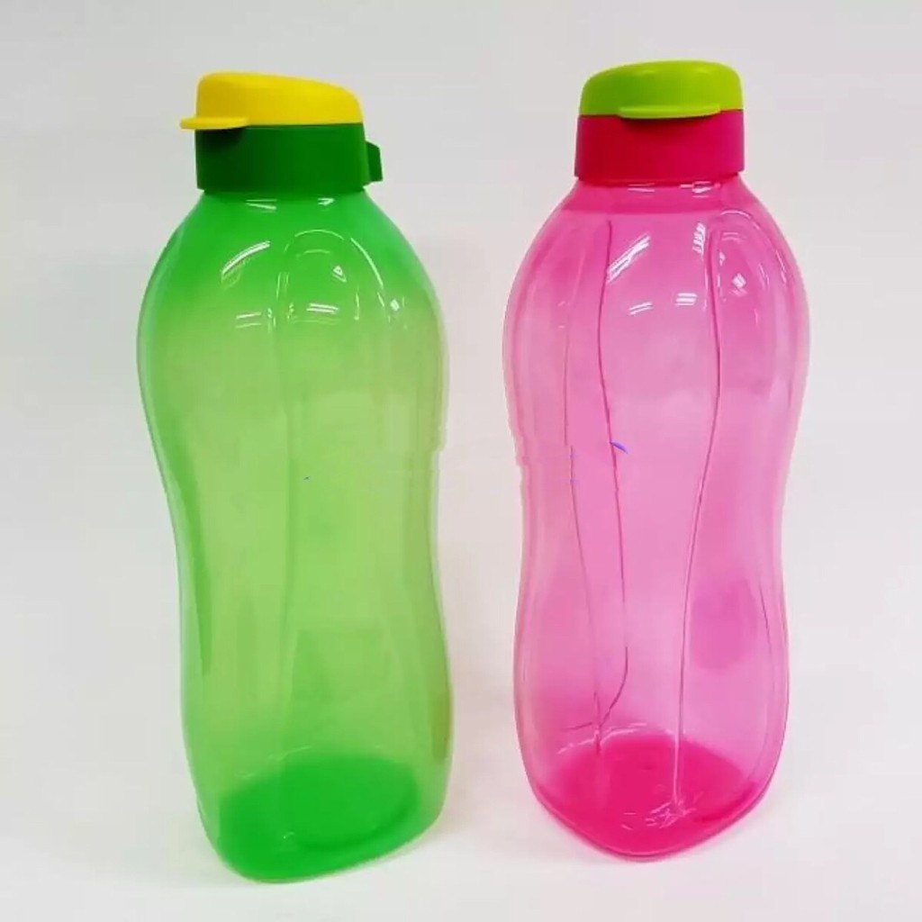 16 Jenis: Tupperware Giant Eco Bottles 2L Flip Top Cover water bottle ...