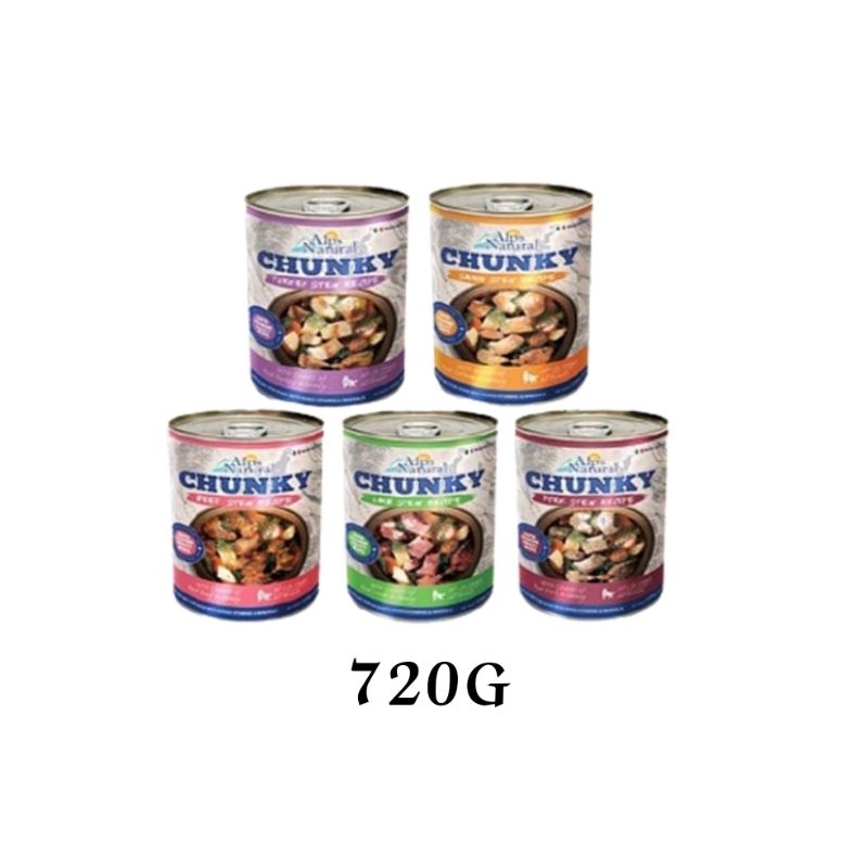 Alps Natural Chunky Canned Dog Food 720g | Shopee Malaysia