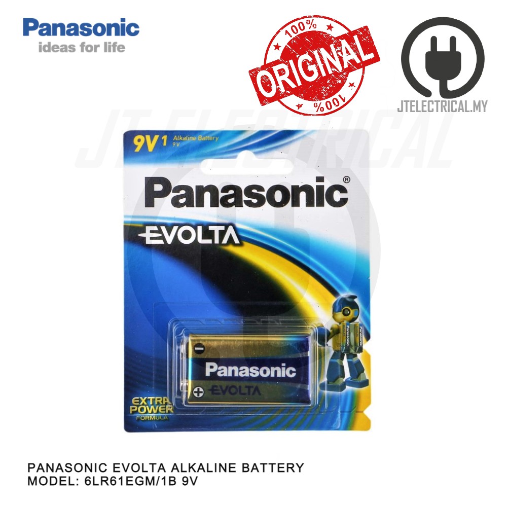 Panasonic EVOLTA Alkaline 9V Battery | Shopee Malaysia