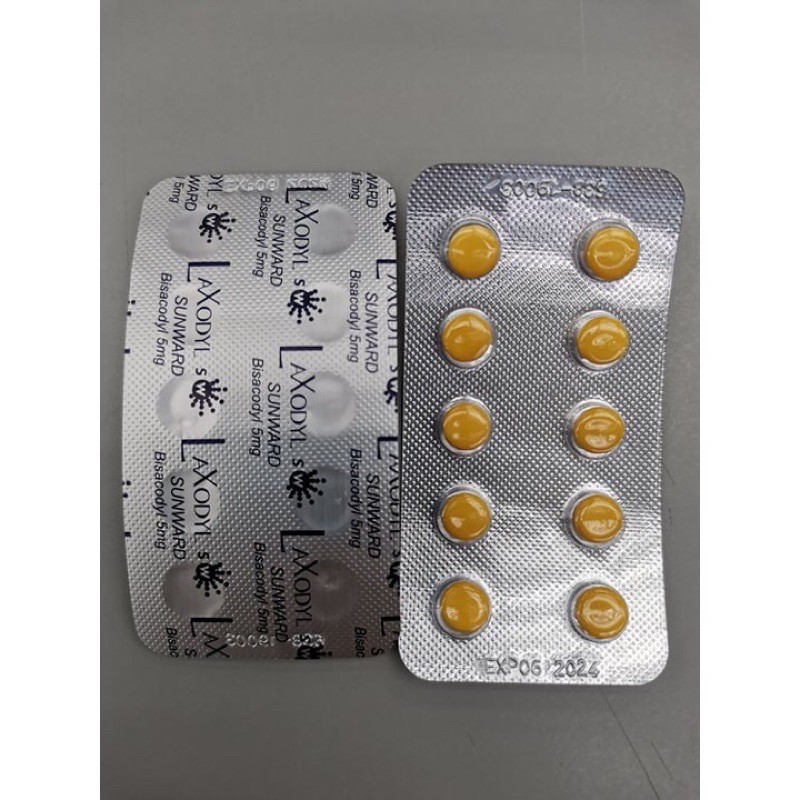 Sunward Laxodyl 5mg Tab 10’s - same as Dulcolax | Shopee Malaysia