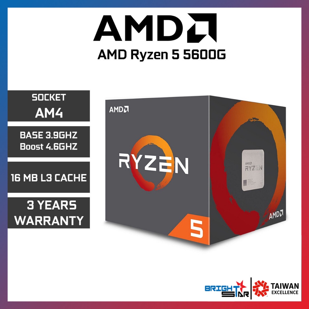 AMD Ryzen 5 5600G Processor | Shopee Malaysia