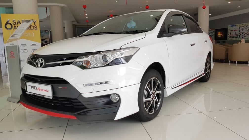 Toyota Vios TRD Sportivo 2 2016 TR-D ( Body Kit , Bodykit , Skirt ...