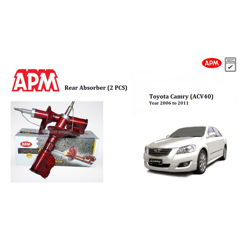Rear APM Performax Shock Absorber for Toyota Camry ACV40 | Shopee Malaysia