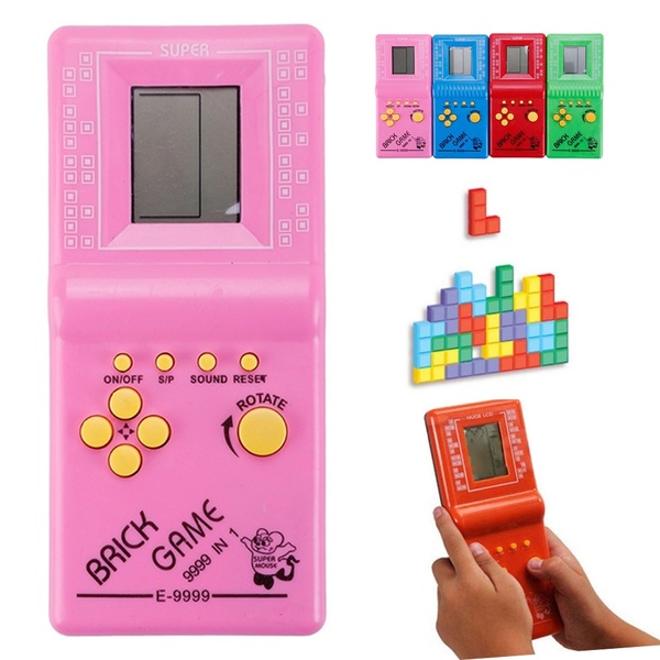 Tetris Brick Creative Retro 9999 Classic Puzzle Game LCD Electronic ...