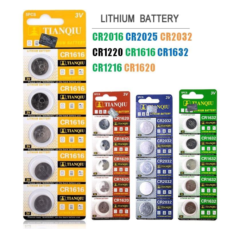 CR2016 CR2025 CR2032 CR1220 CR1616 CR1632 3V Lithium Battery Batteries | Shopee Malaysia
