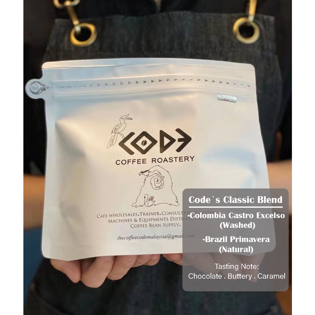 TCC Signature Blend: CODE'S CLASSIC BLEND (Full-City Roast)(Coffee Bean ...