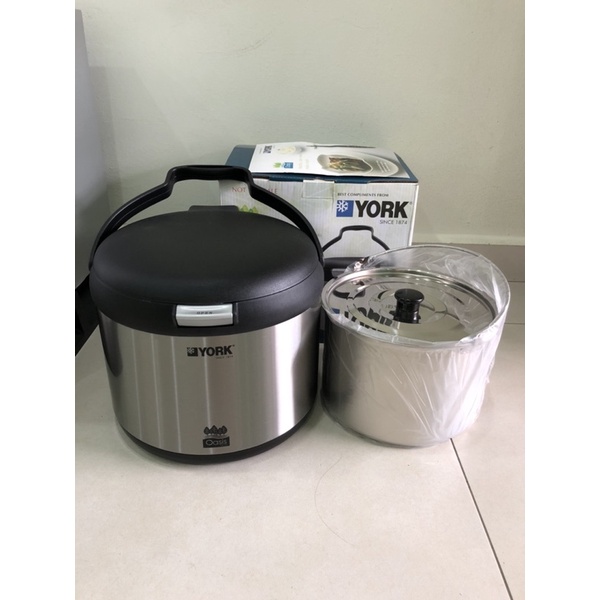 York Oasis Azure Thermal Cooker 3.5L | Shopee Malaysia