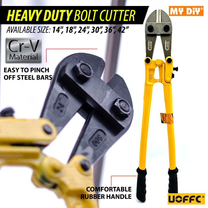 MYDIYHOMEDEPOT - CRV Bolt Cutter UOFFC Heavy Duty Bolt Cutter Metal ...