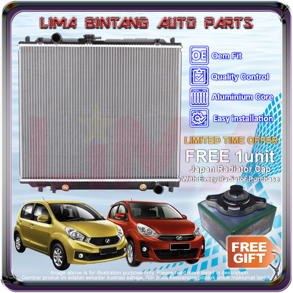 Perodua Myvi Lagi Best , Myvi Icon Radiator ( Single / Double Layer ...