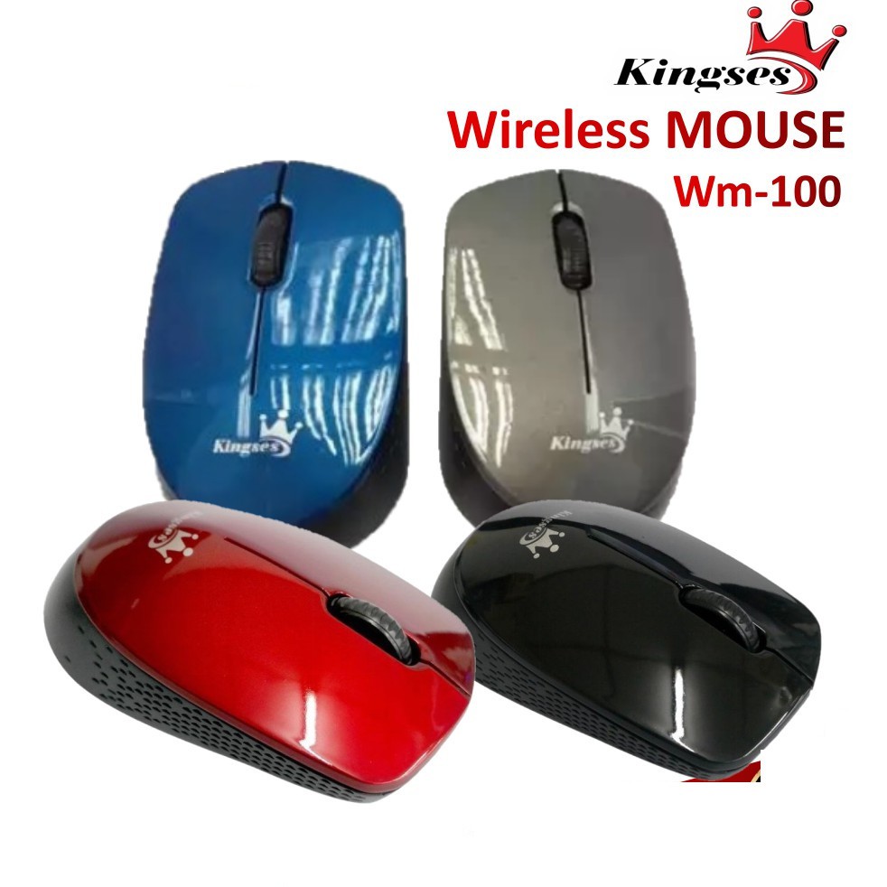 KINGSES WIRELESS OPTICAL MOUSE (KTL-WM100 ) | Shopee Malaysia