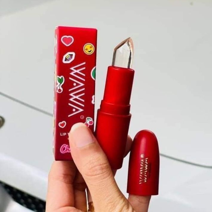 WAWA LIP TREATMENT CHERRY EDITION BY WAWA COSMETICS [LIPBALM & LIPSTICK ...
