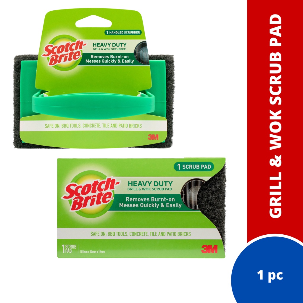 3M Scotch-Brite Grill & Wok Pad | Shopee Malaysia