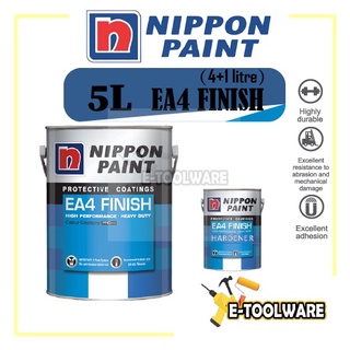 5L Nippon Paint EA4 Epoxy Finish HB c/w Hardener | Shopee Malaysia