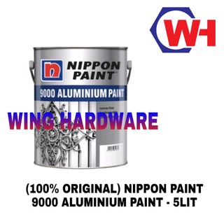 (100% ORIGINAL) NIPPON PAINT 9000 ALUMINIUM PAINT - 5LIT | Shopee Malaysia