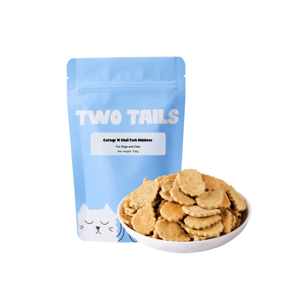 Signature Market Two Tails Catnip 'N Chill Fish Nibbles (For Dogs ...