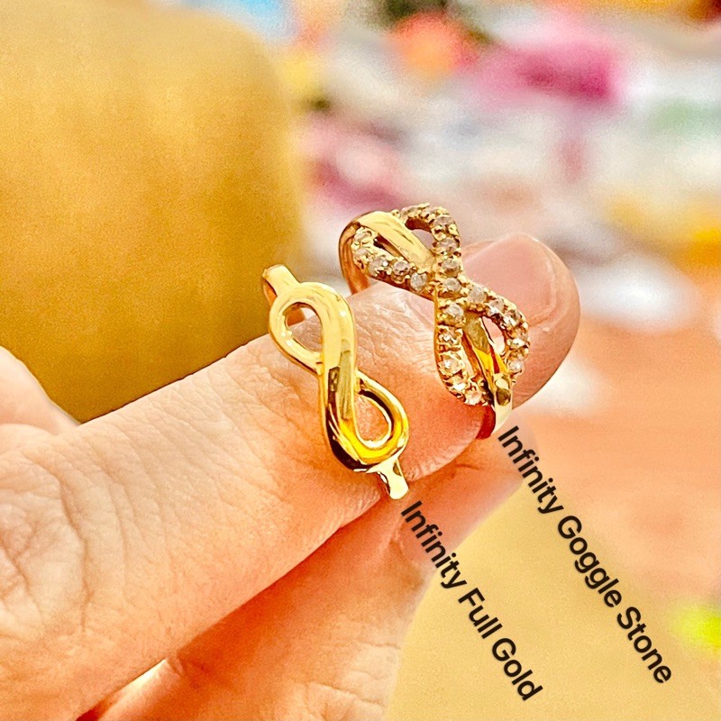 SALE‼️ Cincin emas tulin 916 Pelbagai Design Infinity GDora Gold Ring ...