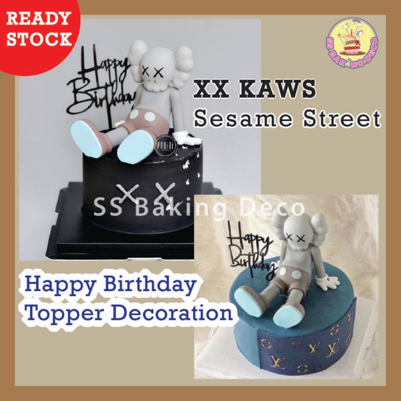 [READY STOCK] KAWS CAKE TOPPER DECORATION ___ | Shopee Malaysia