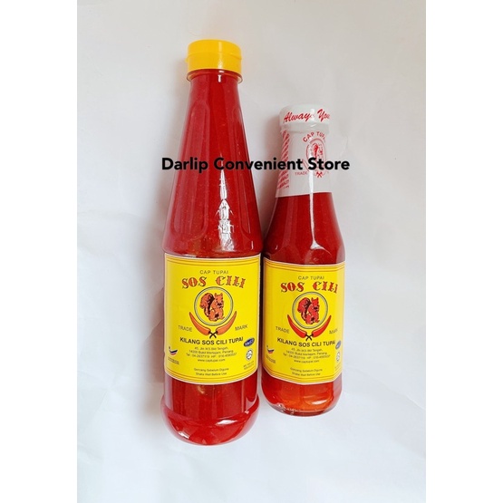 Penang famous Cap Tupai Chili sauce 松鼠牌辣椒酱 Sos Cili 340g/750g | Shopee ...