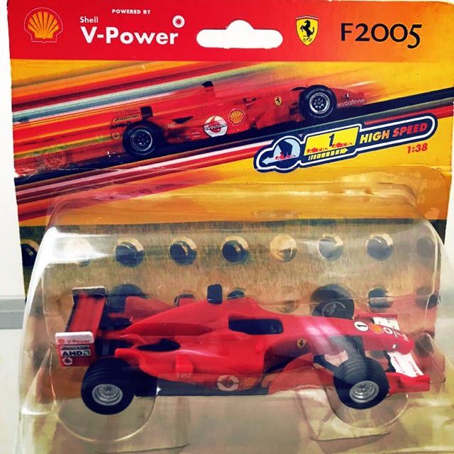 Shell Toy Car - Ferrari F2005 1:38 | Shopee Malaysia