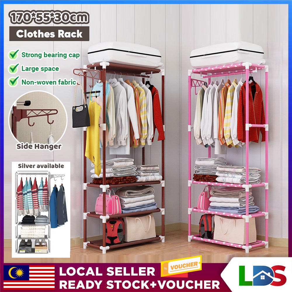 LDS Rak Almari Besi Almari Budak Almari Baju Penyidai Baju Rak Baju ...