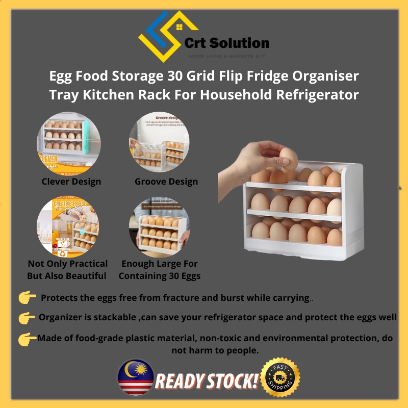 Egg Storage Plastic Egg Tray Kotak Telur Rak Telur Kotak Telur Bekas ...