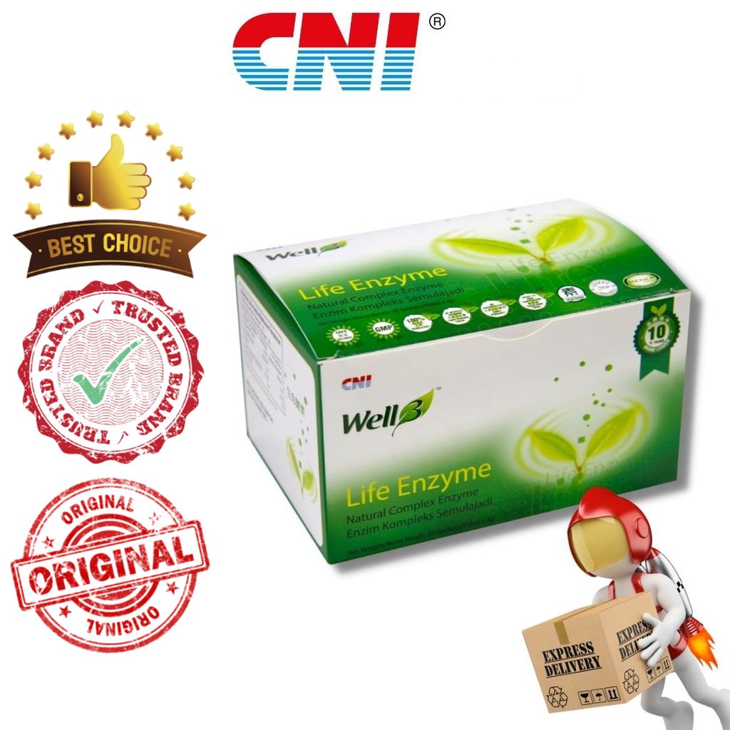 CNI Life Enzyme 30 x 4g - Enzyme Complex With MENEP Technology | Shopee ...