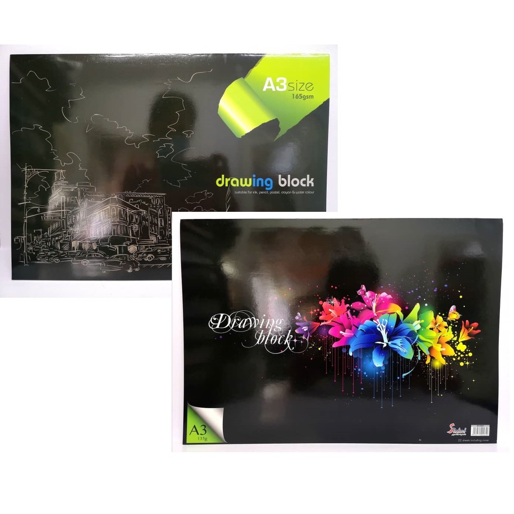 Drawing Block A3 20's - 135g / 165g | Shopee Malaysia