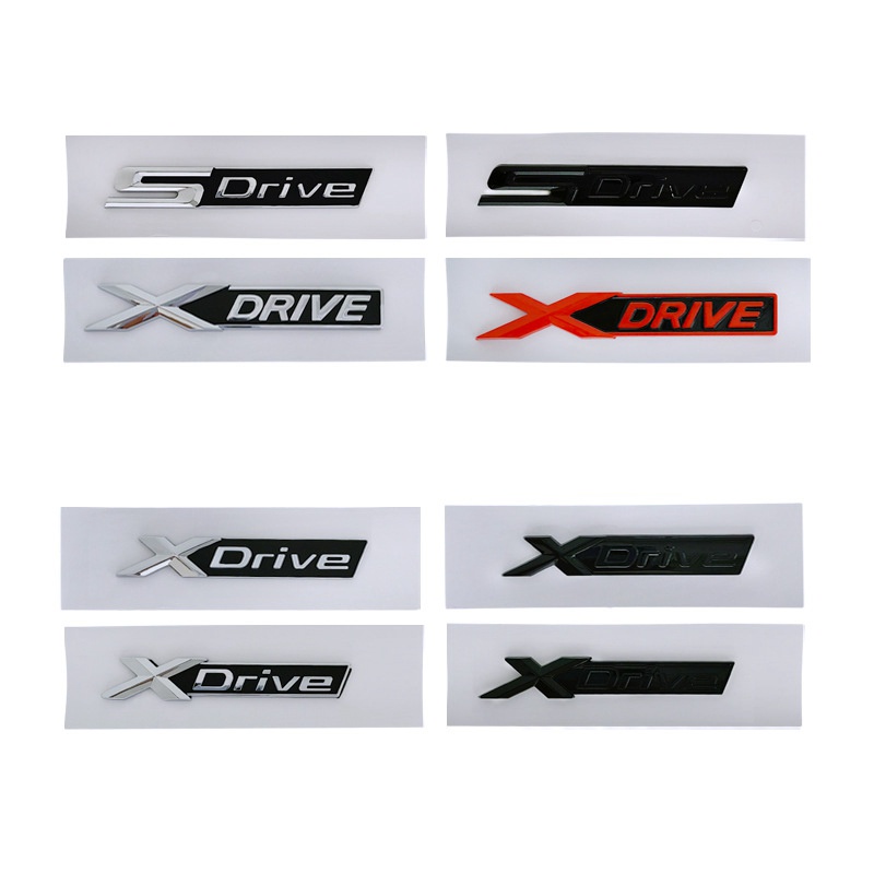 Rear emblem for BMW New Sdrive Xdrive lowercase logo Old S X DRIVE ...