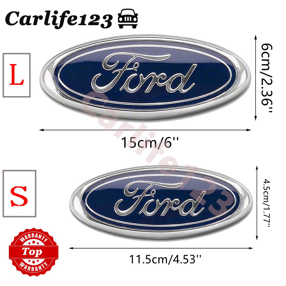Ford Fiesta Logo Emblem Badge Replacement Front Back Car sticker ...